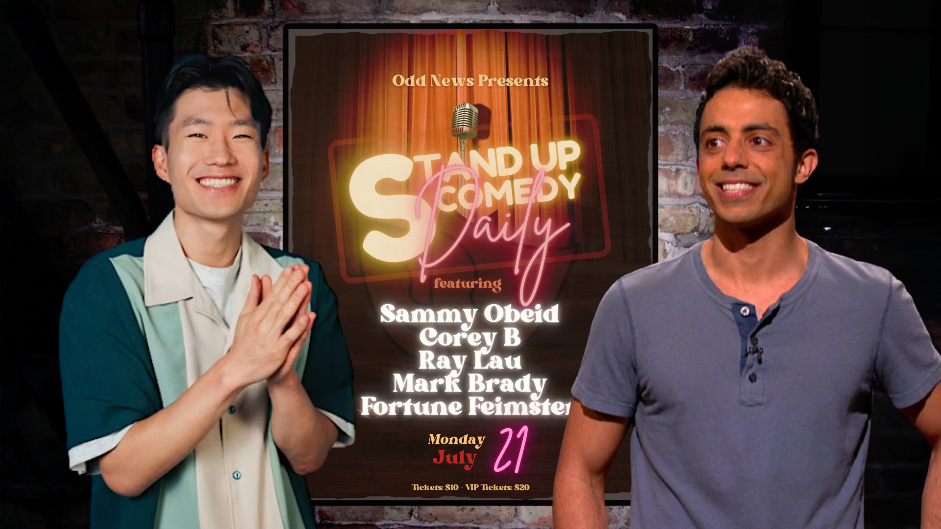 Today’s Top 5 Stand-up Comedy Highlights (7/21) - Odd News